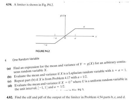 solved 3 a random variable y is related to a random