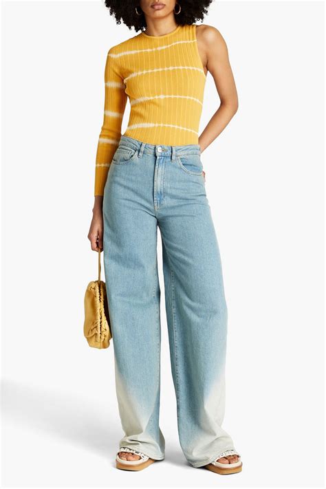 Sandro 원 슬리브 스트라이프 리브 니트 탑 최대 70 세일 The Outnet