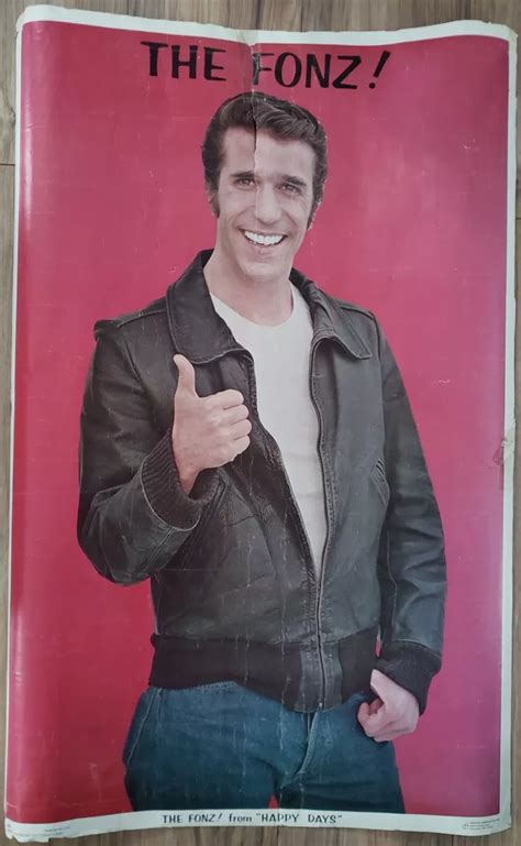 Fonzie Happy Days Poster