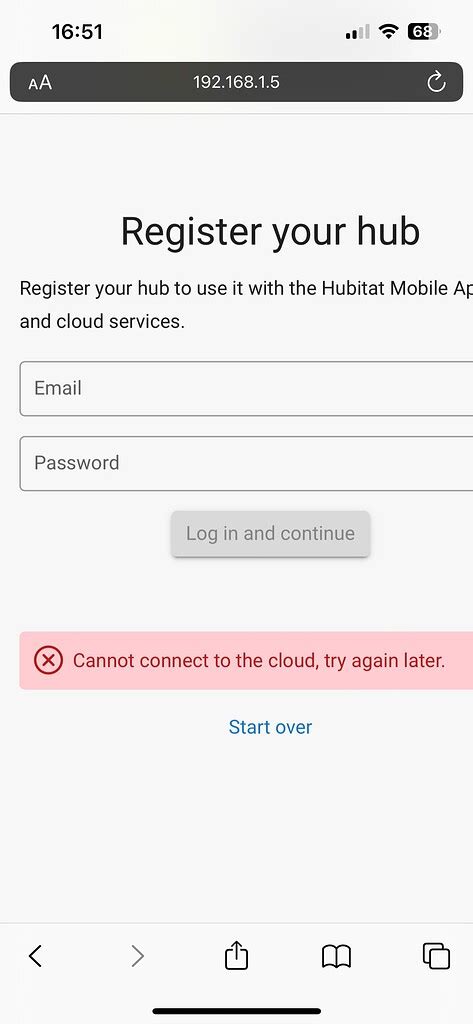 Cloud Down 🛎️ Get Help Hubitat