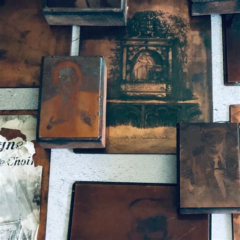 Antique Etched Copper Printing Plate Vintage Advertisement Etsy Ireland