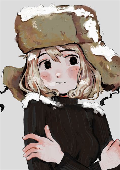 Safebooru 1girl Absurdres Black Eyes Black Sweater Blonde Hair Blush