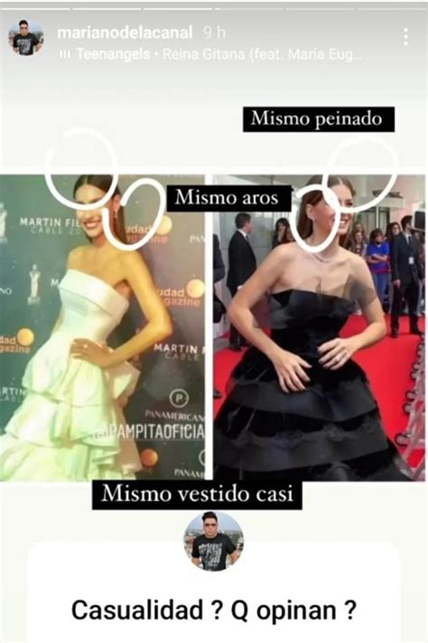 Estás igual El look de la China Suárez en los Platino muy similar al