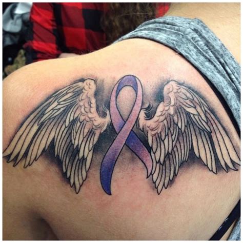 65 Best Cancer Ribbon Tattoo Designs And Meanings 2019