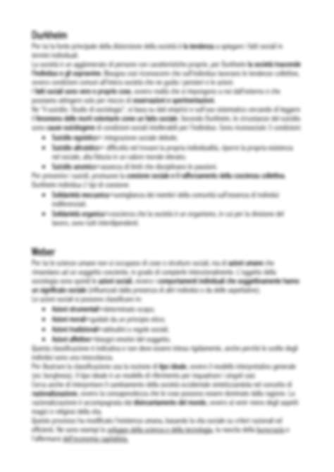 Solution La Sociologia Con Marx Comte Durkheim Pareto E La Scuola Di