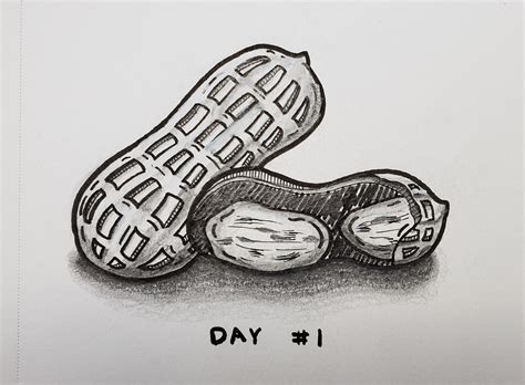 Day 1 Of Doodling Random Objects To Support The Subreddit Rnonutnovember