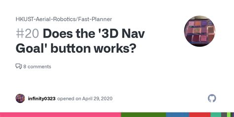 Does The 3d Nav Goal Button Works · Issue 20 · Hkust Aerial