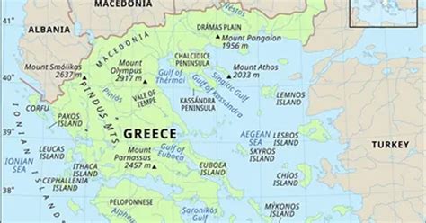 Map Of Greece Islands Cities Language And History Unveiled