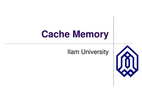 PPT Cache Memory PowerPoint Presentation Free Download ID