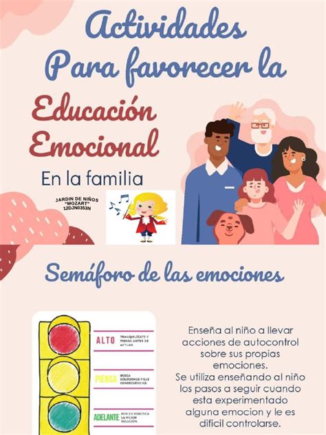 Actividades Educacion Socioemocional Pdf Las Emociones Aprendizaje