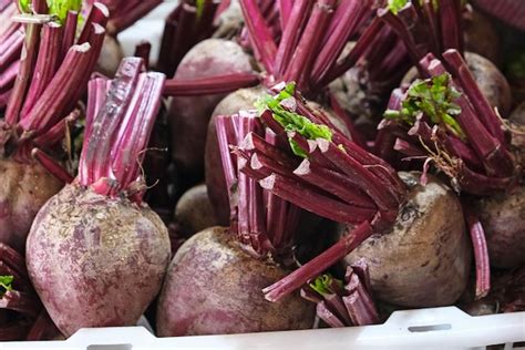 Premium Photo Fresh Beetroot Buah Bit Close Up