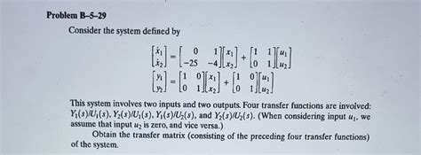 solved consider the system defined by