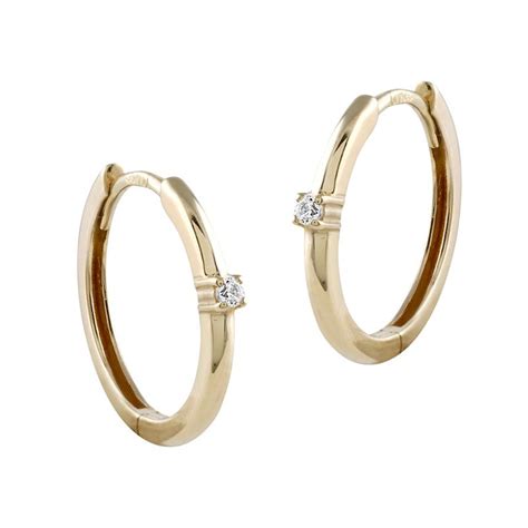 Pedientes Itemporality Lux Mujer Aro Oro Y Diamante Gea 201 016 Uu