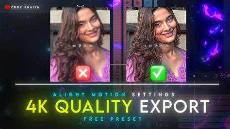 day 3 30 4k high quality export settings for alight motion tutorial