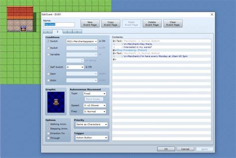 need help on creating a particular event rpg maker forums
