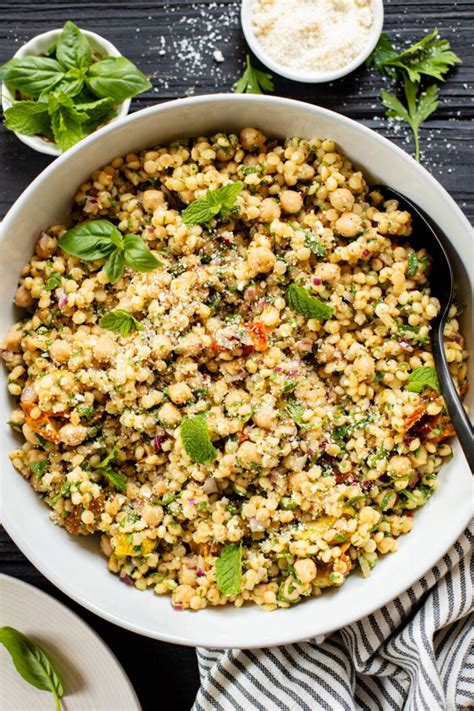 Lemon Herb Couscous Salad This Savory Vegan