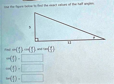 Solved Texts Use The Figure Below To Find The Exact Values Of The