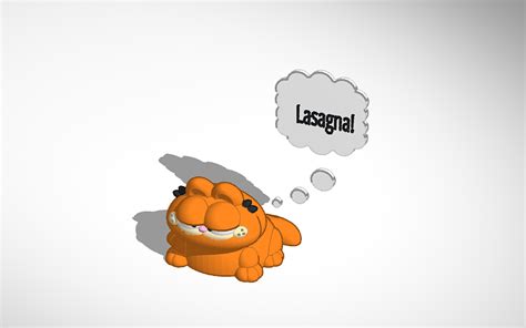 3d Design Garfield Tinkercad