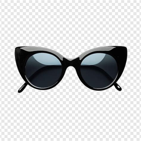 Stylish Black Cat Eye Sunglasses Free Psd