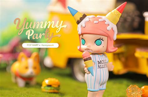 Molly Yummy Party Mini Series Blind Box By Kenny Wong Myplasticheart