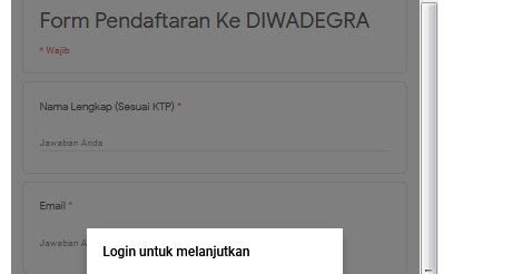 Cara Membuat Form Registrasi Atau Form Pendaftaran Di Blog