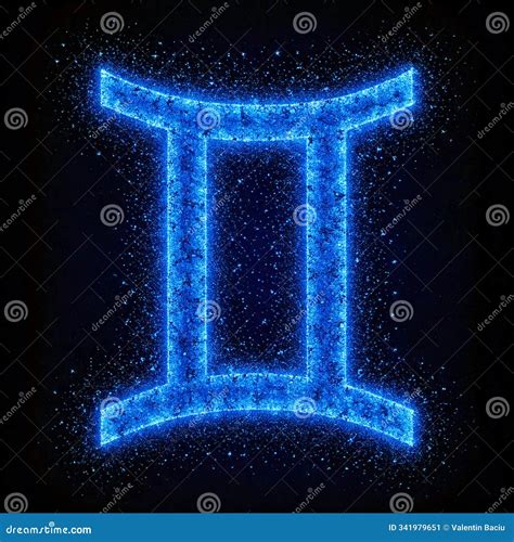 Gemini Astrological Sign On Ancient Clock Detail Of Zodiac Wheel With