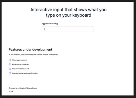 Interactive Typing Input Form Figma