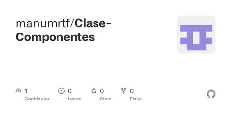 GitHub Manumrtf Clase Componentes