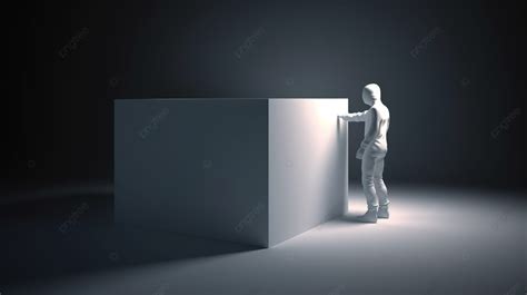 3d 렌더링에서 빈 상자를 들고 있는 3d 그림 사람 열린 상자 쇼핑 상자 보관함 배경 일러스트 및 사진 무료 다운로드