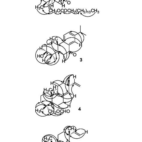 Structures Of Compounds Isolated From Juniperus Brevifolia Leaves