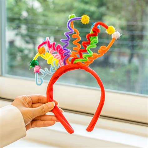 파티용품 스프링 꼬불 머리띠 홈파티 헤어밴드 생일 축하 소품 티몬