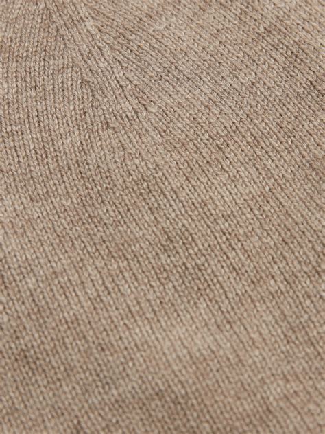 Womens Organic Colour Basic Cashmere C Neck Sweater Taupe Gobi Cashmere