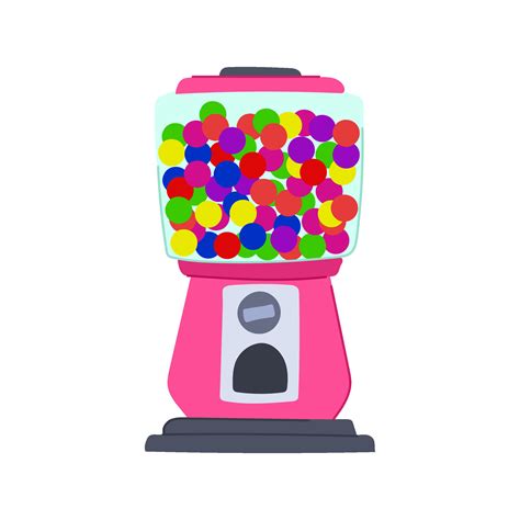 Candy Bubblegum Machine Cartoon Vector Illustration 28080108 Vector Art At Vecteezy