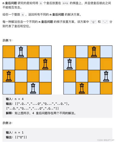 146 leetcode 51 n 皇后 回溯算法 棋盘问题 csdn博客