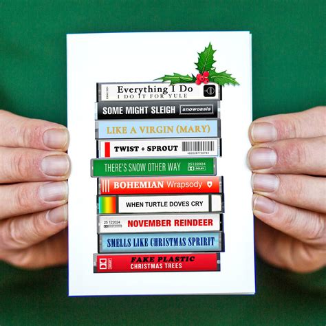 Funny Music Puns Christmas Card By Of Life And Lemons