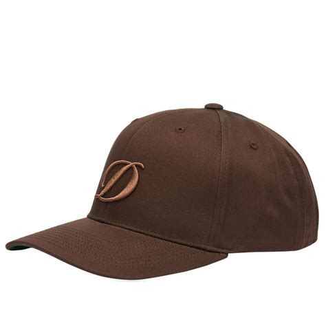 Dime Cursive D Baseball Cap Chocolate End Us