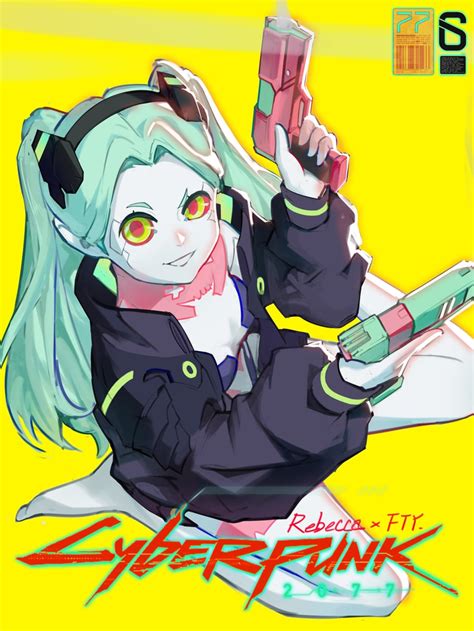 Rebecca Cyberpunk And More Drawn By Tylor Fu Danbooru