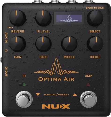 Amazon.com: NUX Optima Air Dual-Switch Acoustic Guitar Simulator with a ...