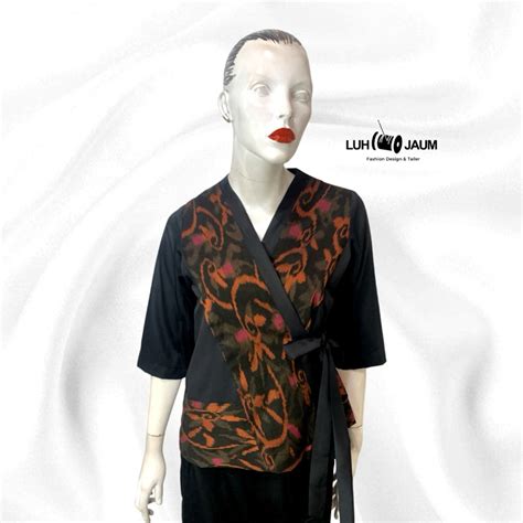 Jual Blazer Endek Blazer Kimono Blazer Luhjaum Bali Shopee