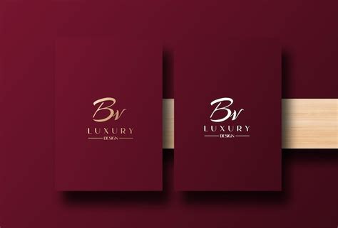 Premium Vector Bv Logo Design Vector Image