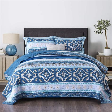 Qucover Couvre Lit été220x240cm Avec Taie Doreiller 2 Personnes 100