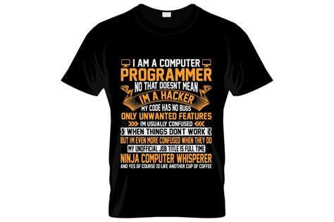 premium vector software developer t shirt design or sd poster design