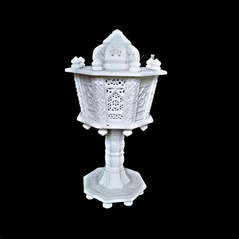Floor Lamps White Marble Stone Lamp For Decorative At ₹ 54999 In Agra