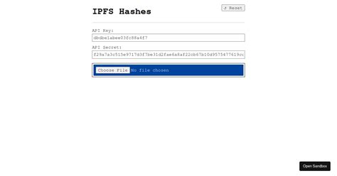 Ipfs Hashes 2 Codesandbox