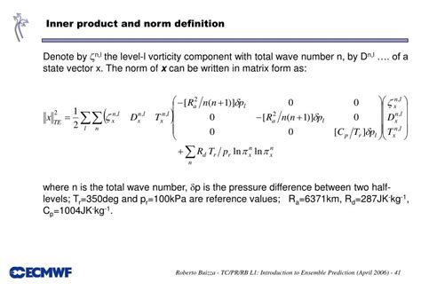 PPT TC PR RB Lecture Introduction To Ensemble Prediction PowerPoint Presentation ID