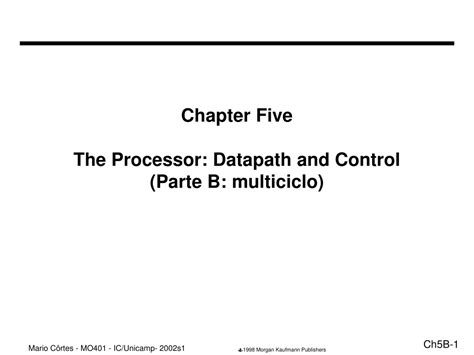 Ppt Multicycle Approach In Processor Data Path And Control Powerpoint Presentation Id9716403
