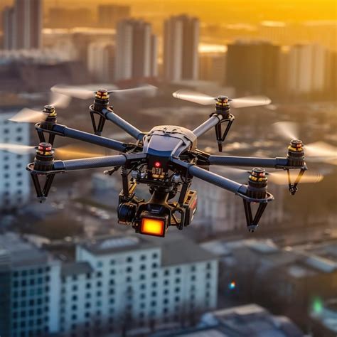 Premium Ai Image Drone Quadrocopter Generative Ai
