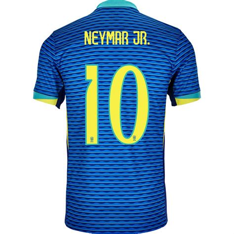 Nike Neymar Jr Brazil Away Jersey SoccerPro