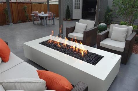 Rectangular Outdoor Fire Pit Ideas