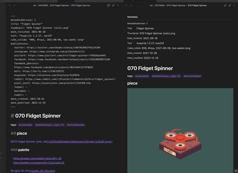 Front Matter Metadata Nested Fields Are No Longer Visible In Preview